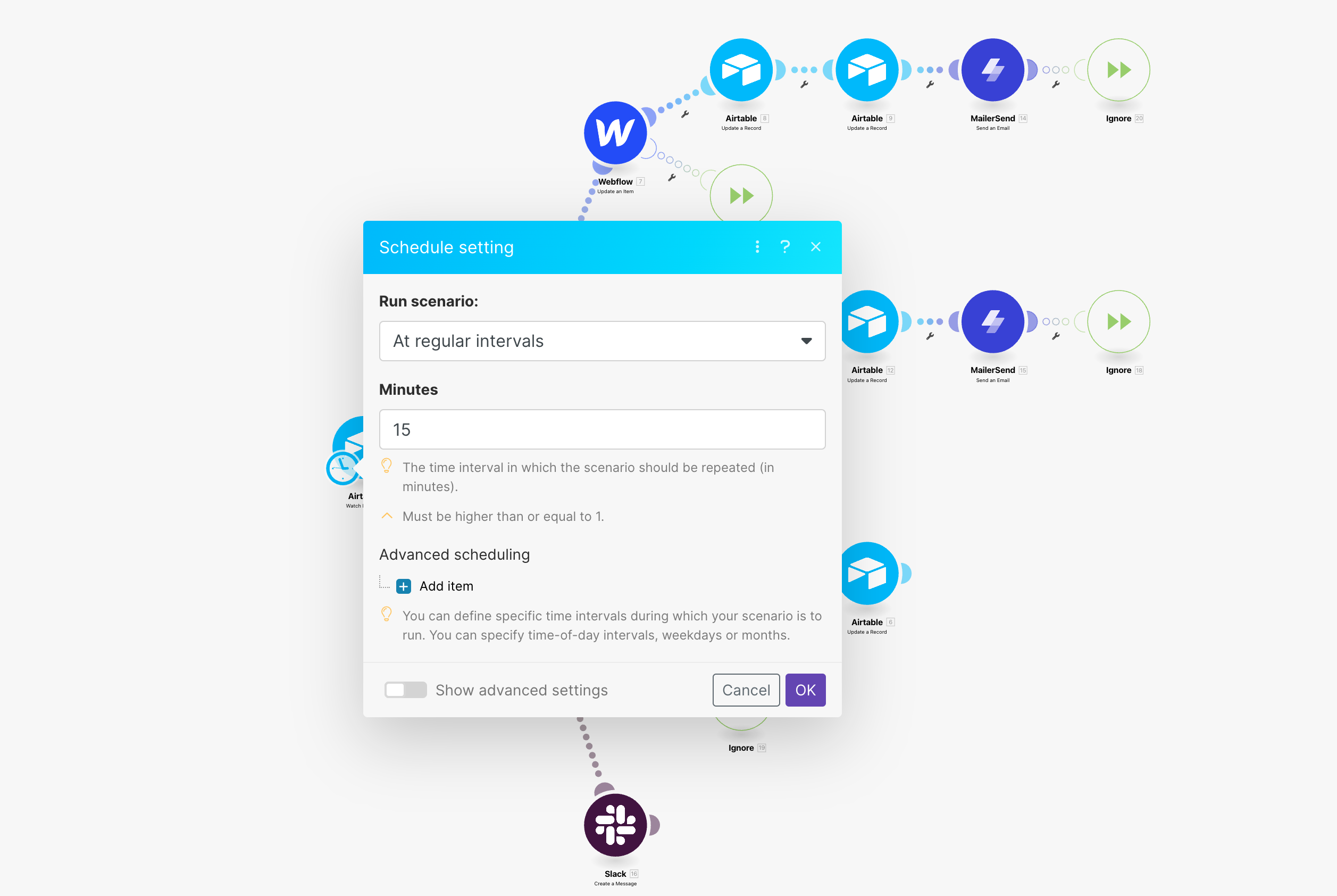 How to instantly trigger Airtable workflows in make.com using webhooks | connorfinlayson.com